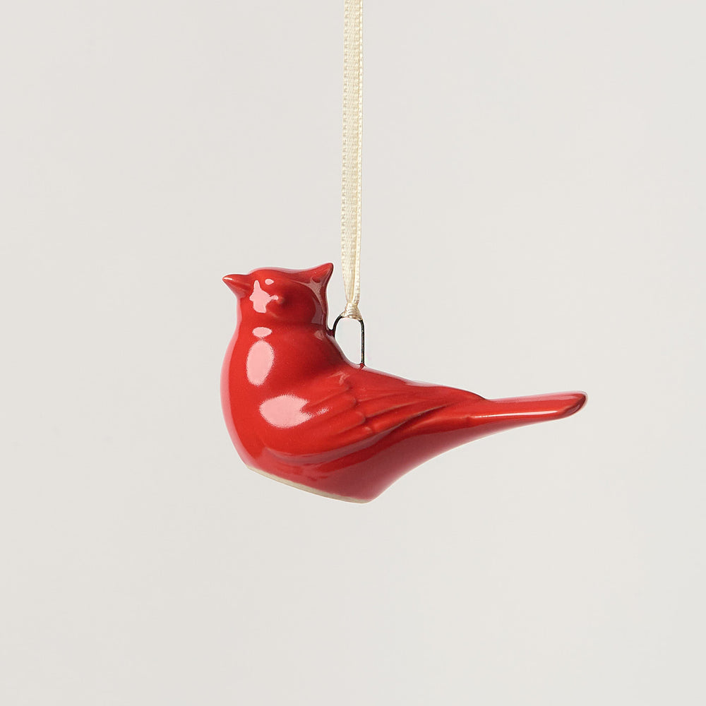 Cardinal Ornament – Rookwood Pottery