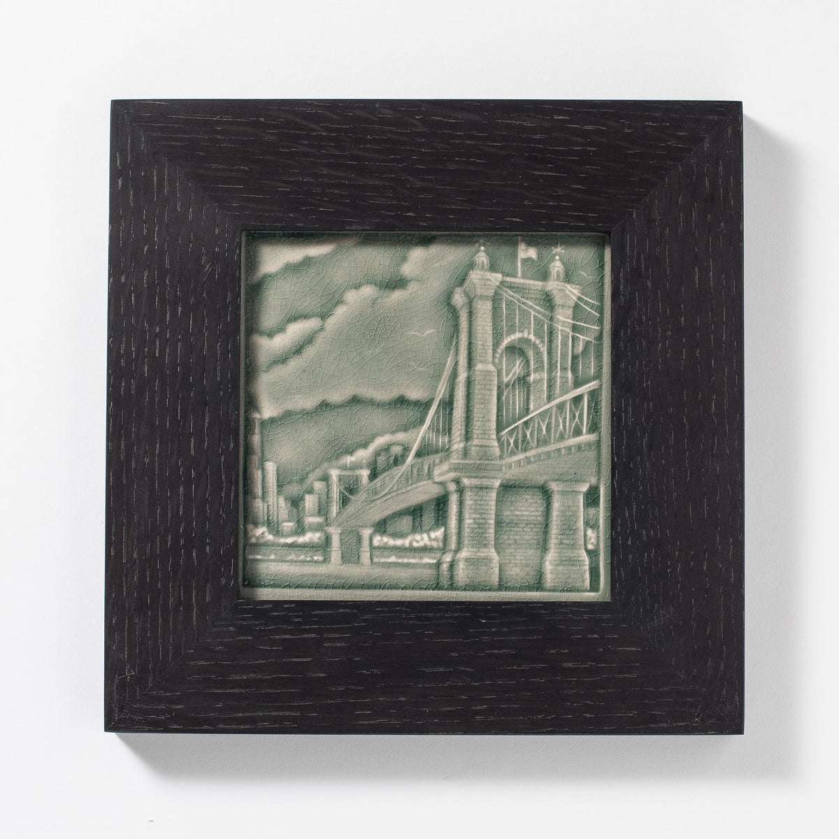 Roebling Bridge Tile, Sencha – Rookwood Pottery