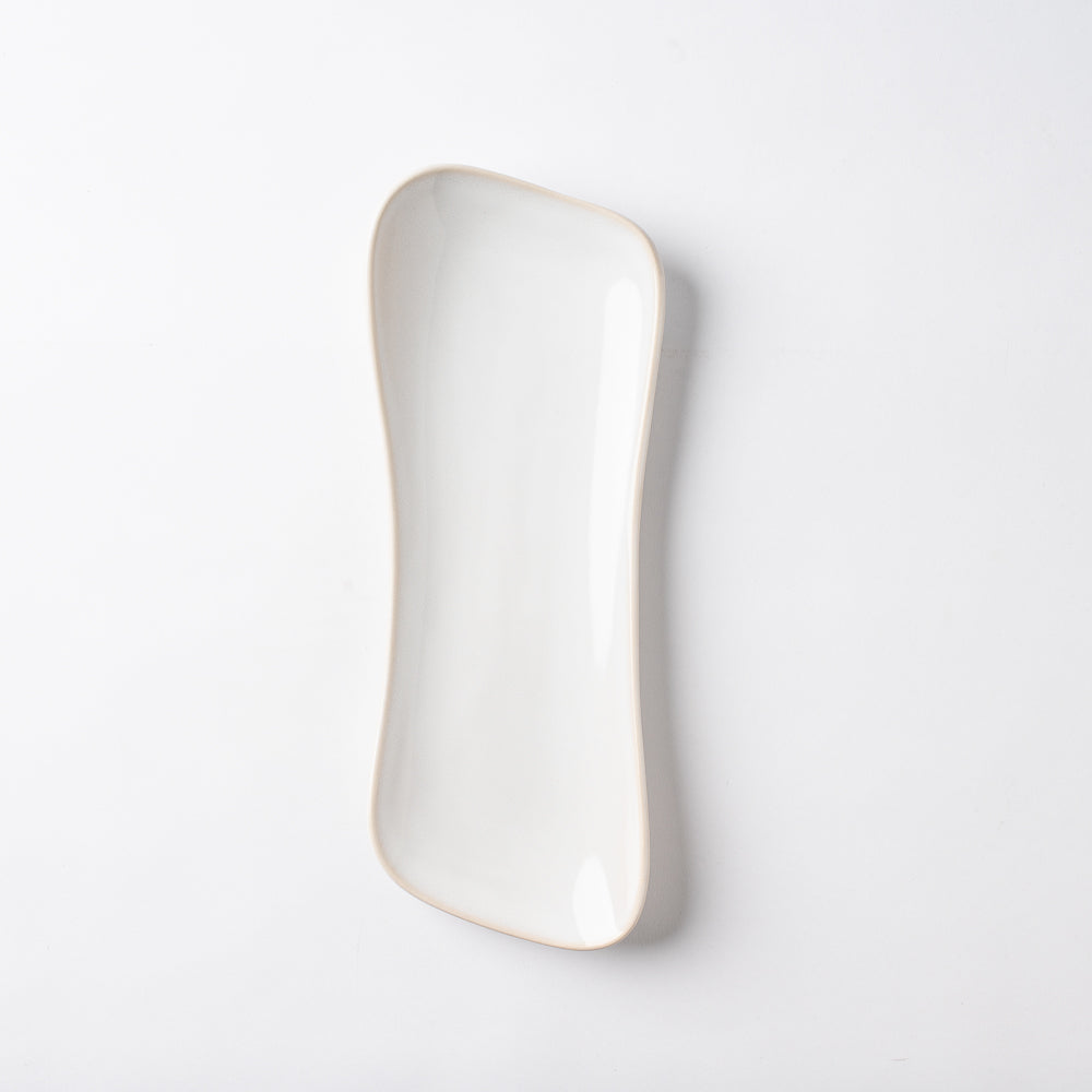 Riverstone Large Plate- Gypsum – Rookwood Pottery