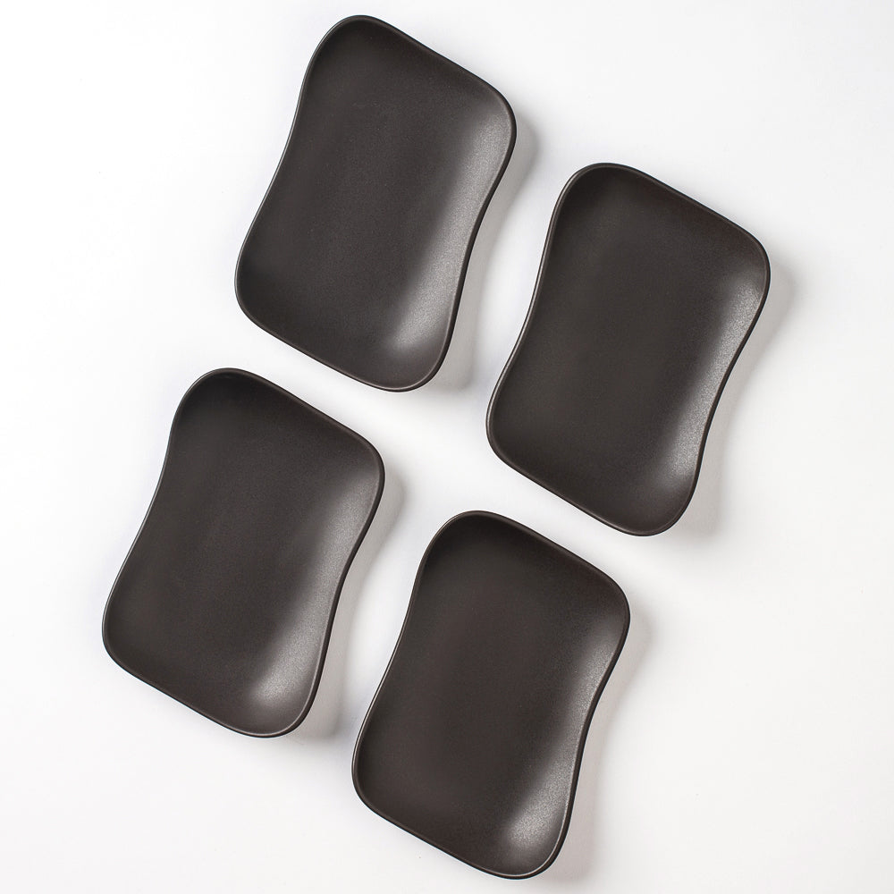 Riverstone Plate Set of 4- Box Canyon – Rookwood Pottery